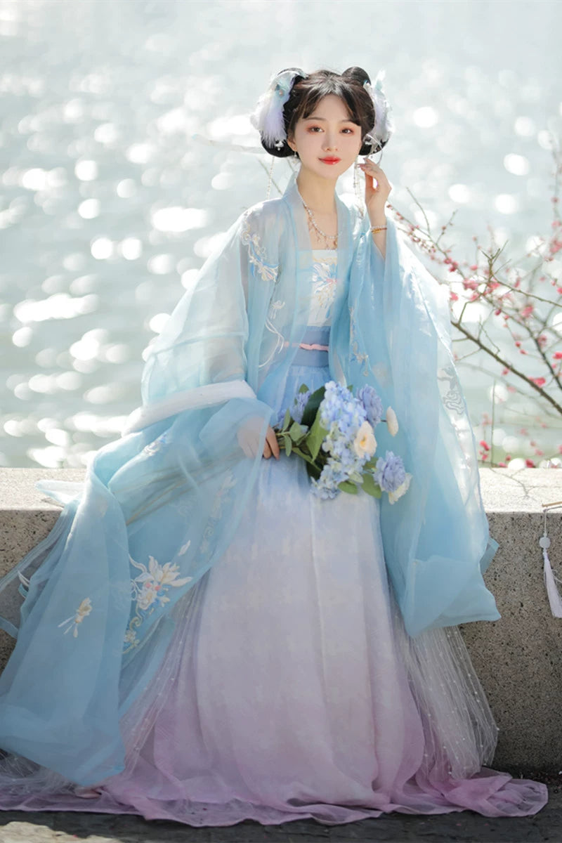 Chang'E - Tang Dynasty Style Hanfu Dress Heziqun – Hanfu Story