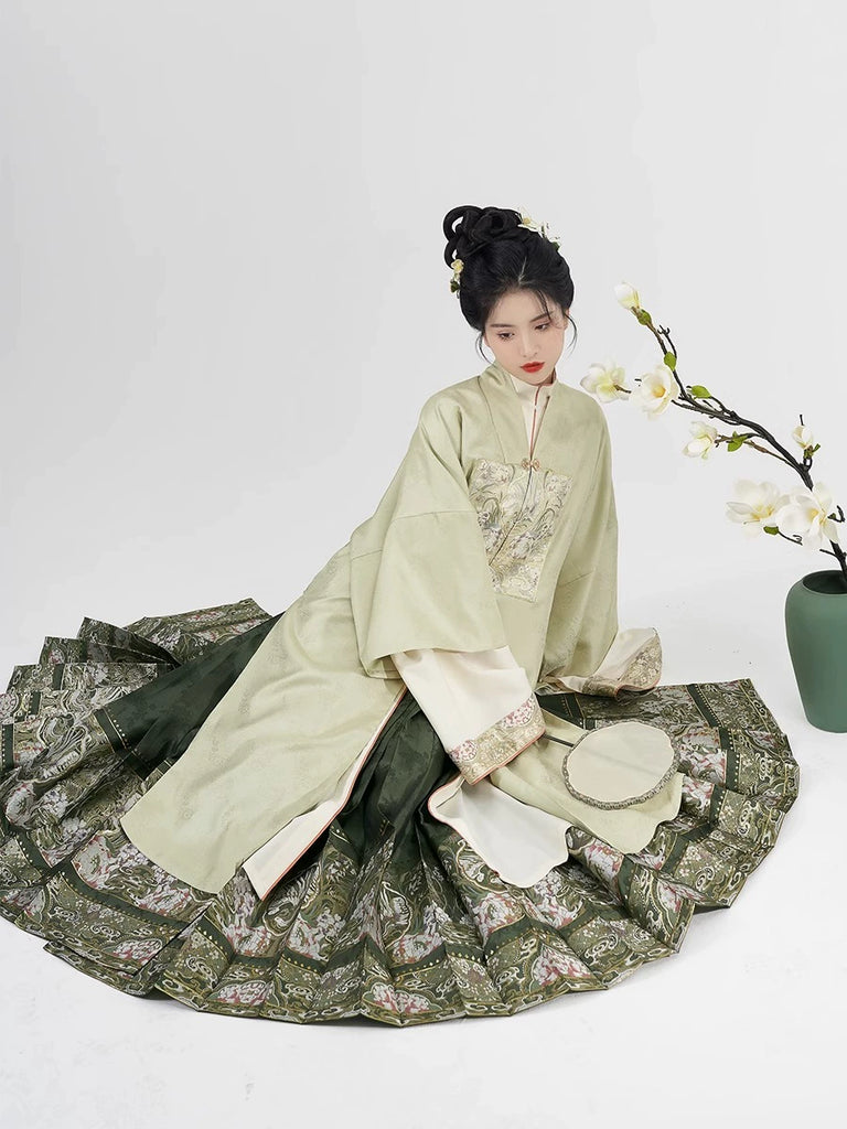 Ming Dynasty Traditional Hanfu Costume - West Lake 西池 (Preorder ...