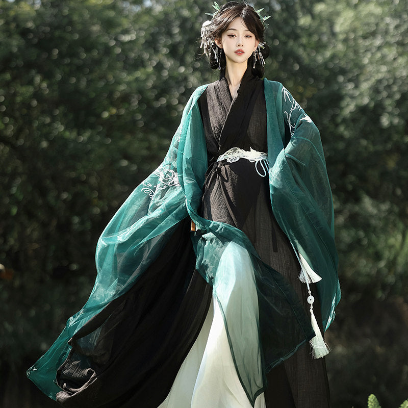 Wei Jin Dynasty Men and Women Hanfu Robe | Star River 水揽星河 – Hanfu Story