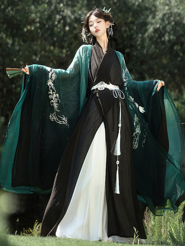 Wei Jin Dynasty Men and Women Hanfu Robe | Star River 水揽星河 – Hanfu Story