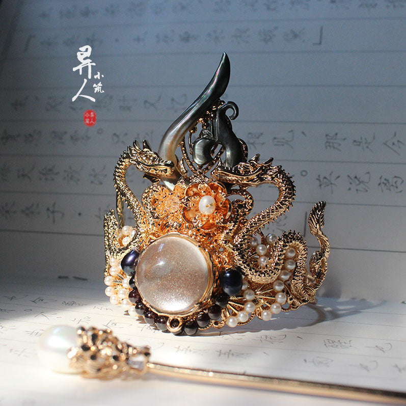 Unisex Hanfu Crowns, Headpieces, Fantasy-Inspired Accessories – Hanfu Story