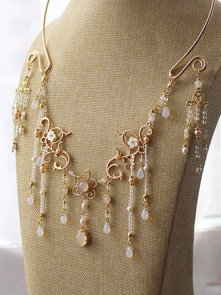 Deep Dream Chinese Style Necklace – Hanfu Story