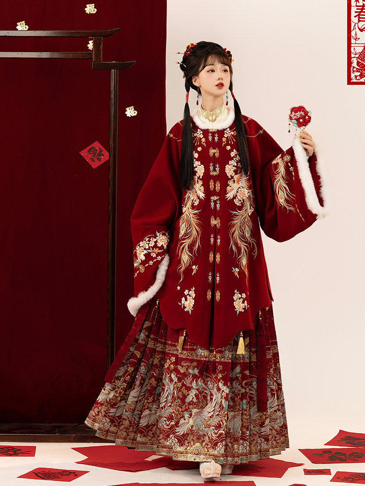Festive Ming Dynasty Hanfu for Engagement, Tea Ceremony or Chinese New ...