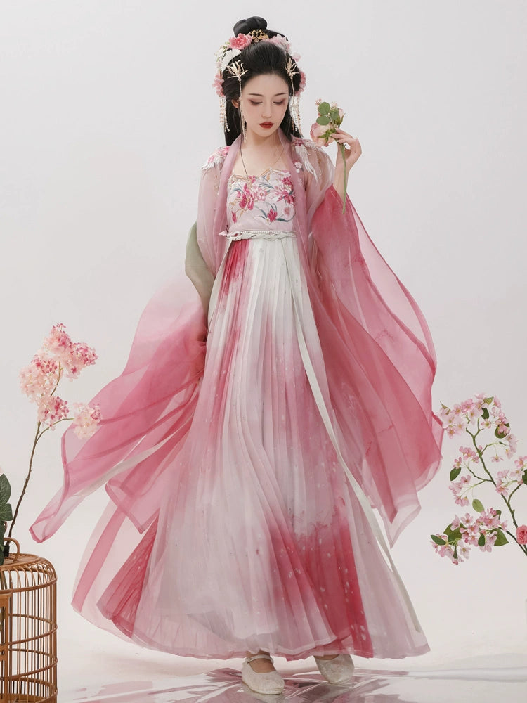 Rose - Tang Dynasty Style Hanfu Dress Heziqun – Hanfu Story