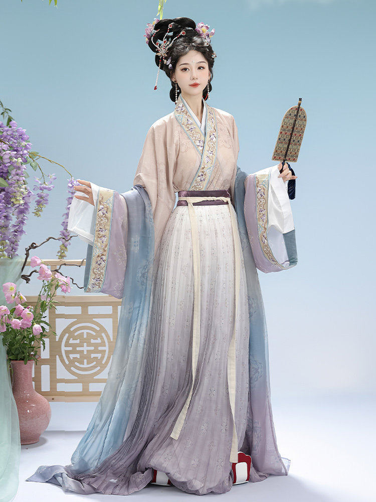 Wei Jin Dynasty Qiyao Ruqun Hanfu | Yanruyi 颜如玉 – Hanfu Story