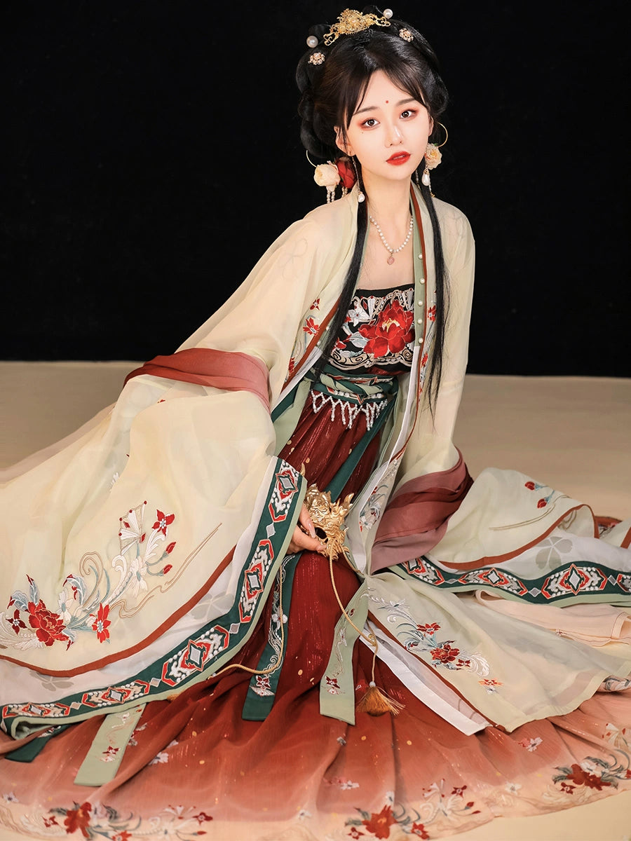 Twilight 暮挽 - Tang Dynasty Style Hanfu Dress Heziqun – Hanfu Story