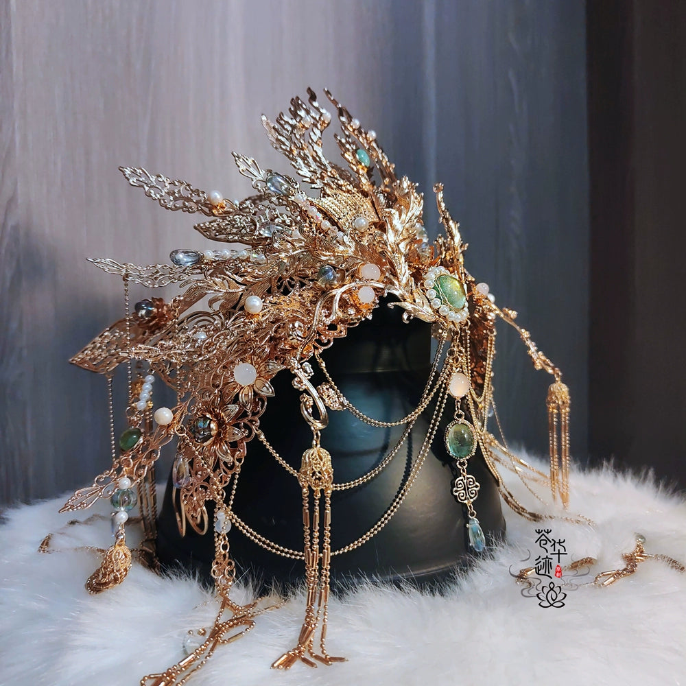 Unisex Hanfu Crowns, Headpieces, Fantasy-Inspired Accessories – Hanfu Story