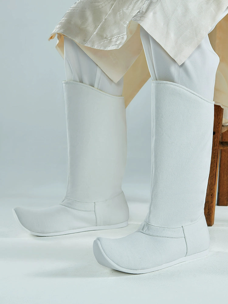 Traditional Chinese Hanfu Shoes for Men – Boots & Kungfu Styles – Hanfu ...
