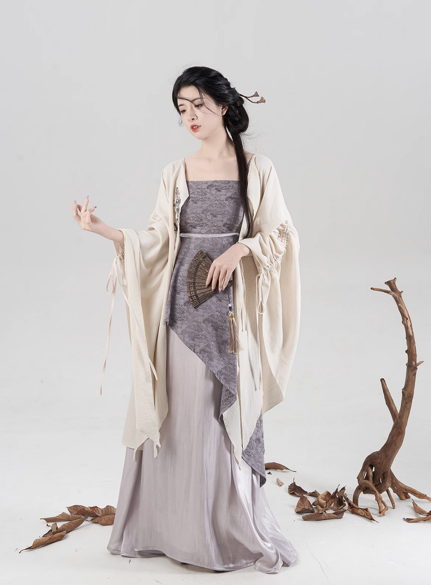 Modern Hanfu Dress: Swallowtail Butterfly 燕尾蝶 (Preorder) – Hanfu Story