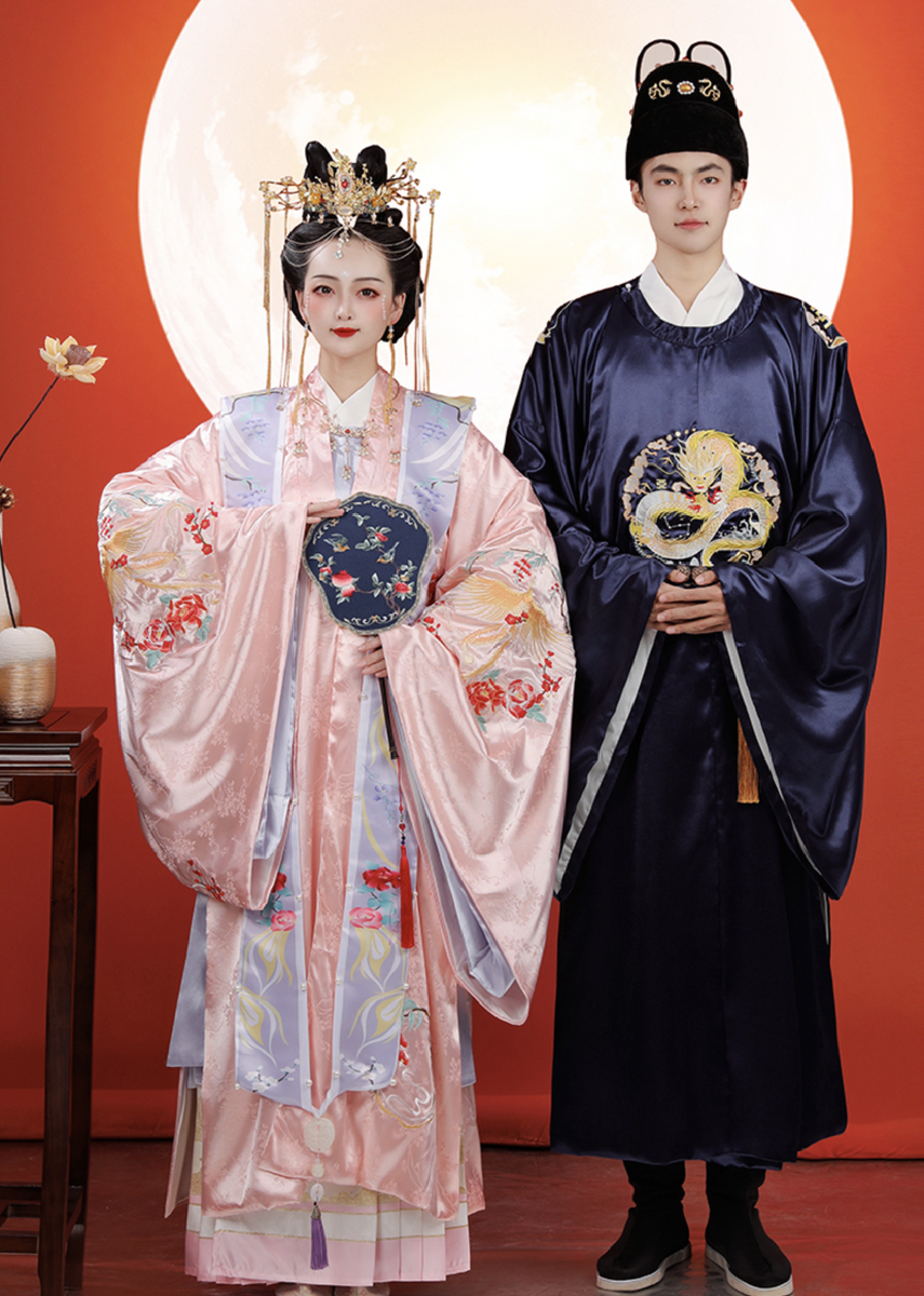 Traditional Chinese Weddings, The Ming Dynasty Hanfu Bridal Gowns ...